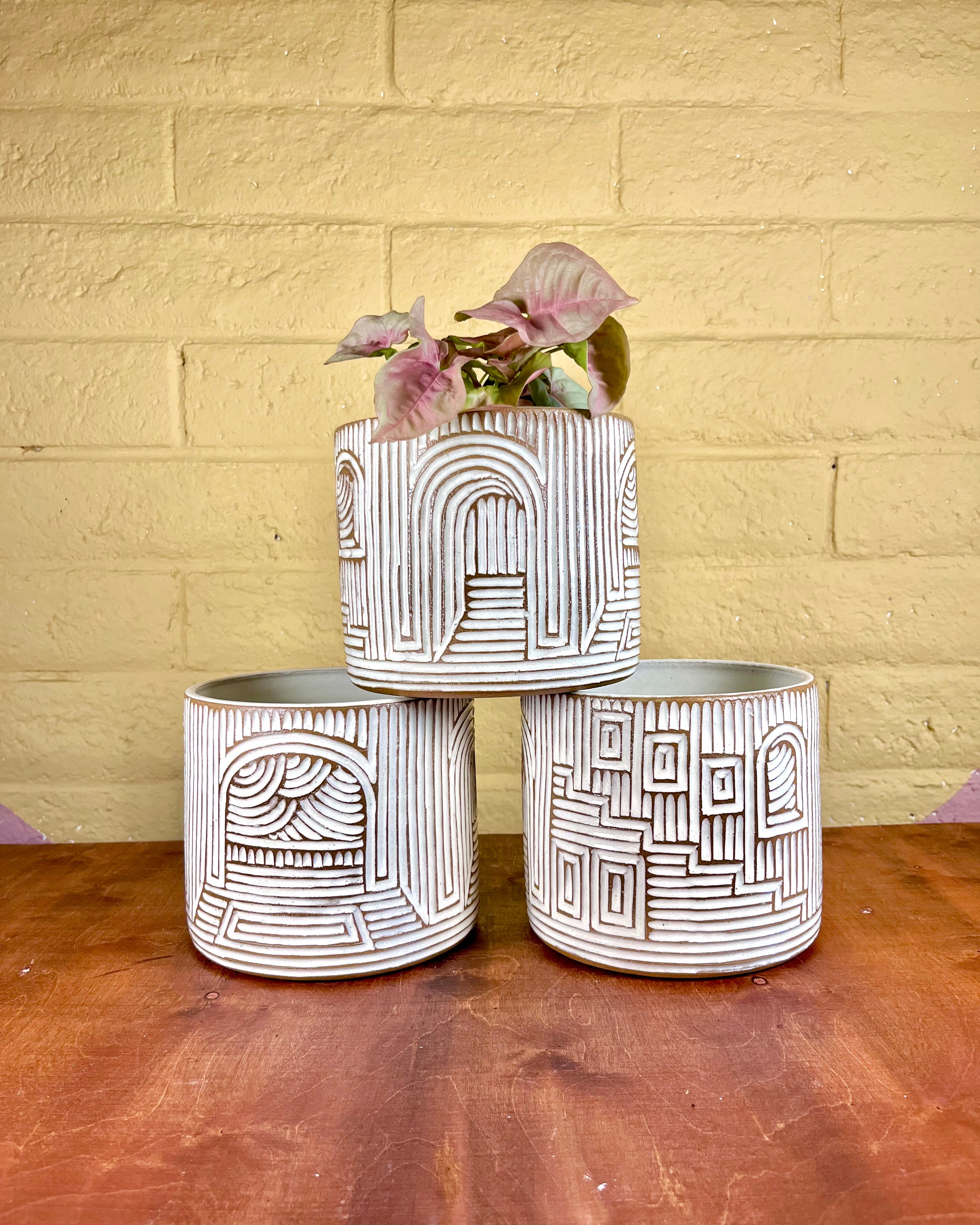 Arches Planter – PetraMudWorks